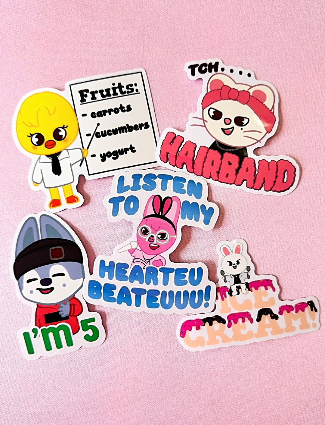 Stray Kids/skzoo Meme Stickers - Funny Stickers Ft. Felix, Hyunjin ...