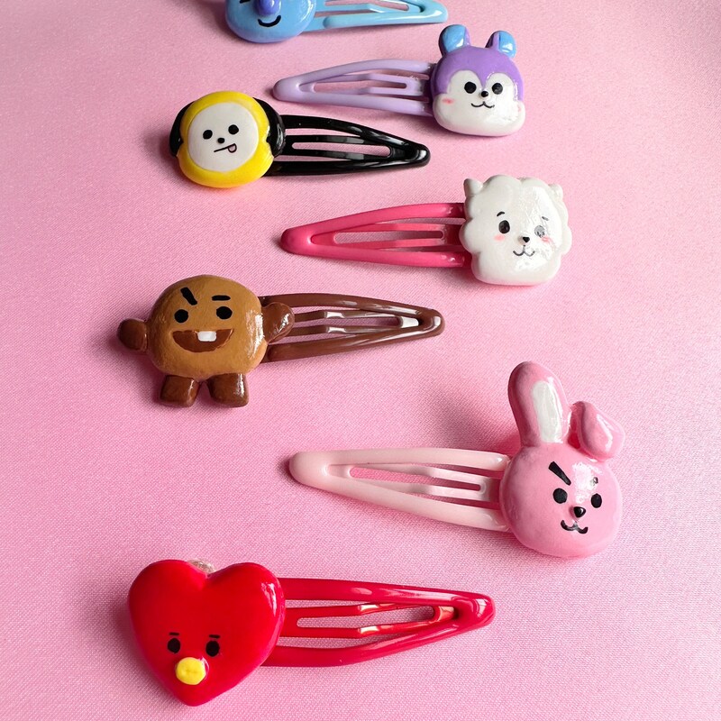 Bts Hair Clip - Etsy