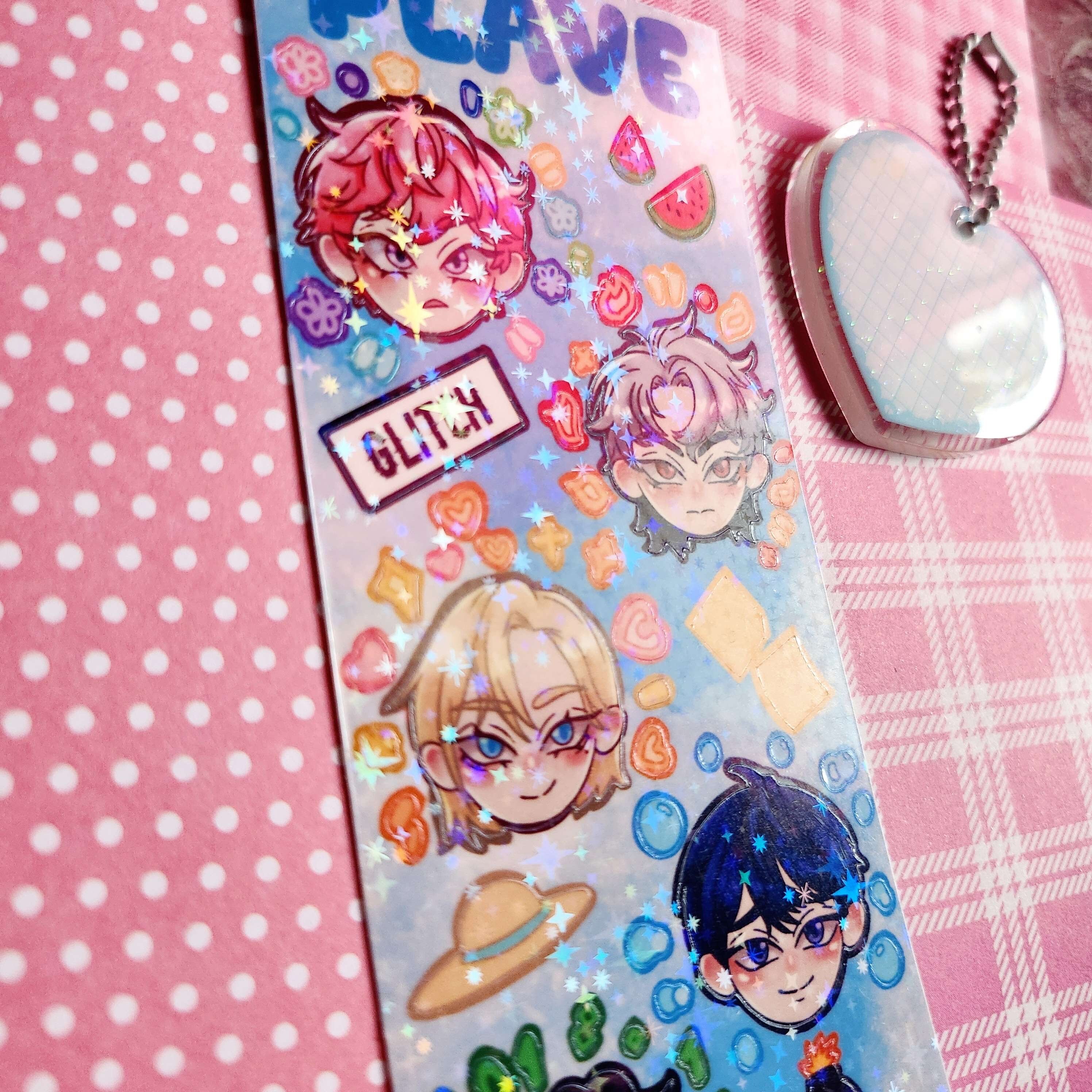 PLAVE Star Holographic Sticker Sheet - Etsy