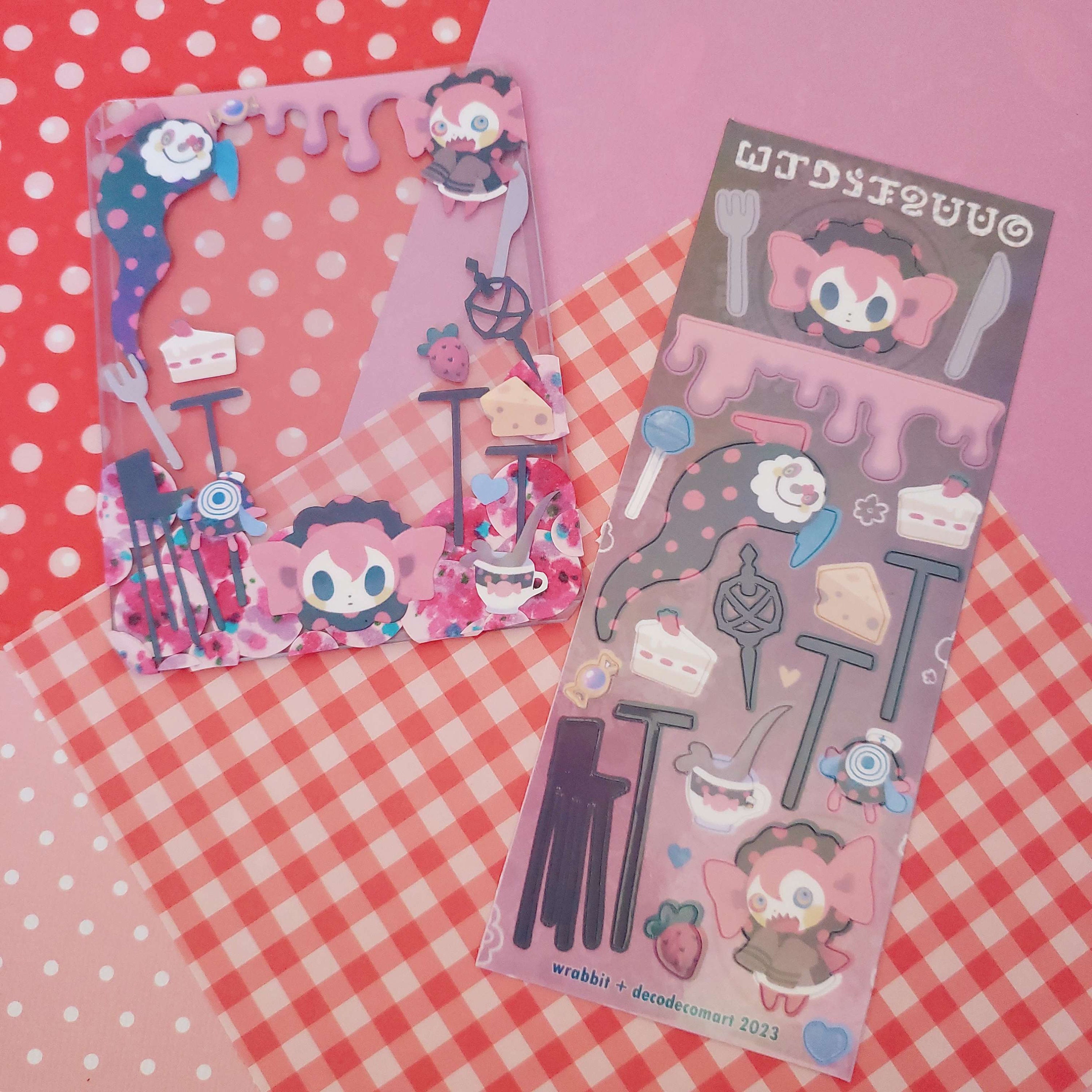 Madoka Witch Charlotte Bebe Holo Deco Sticker Sheet - Etsy