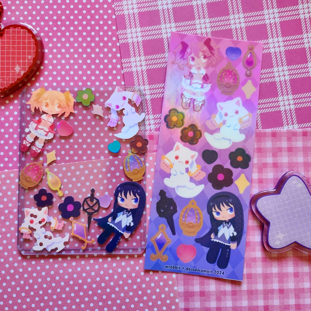 Madoka Homura Deco Sticker Sheet - Etsy