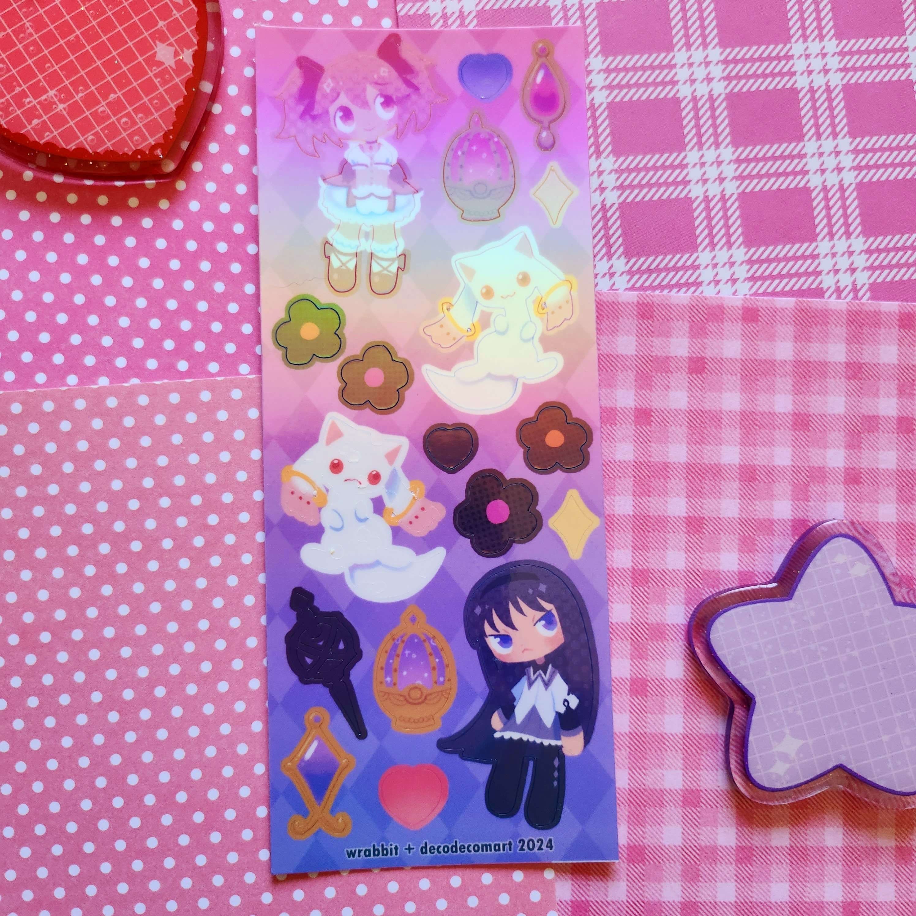 Madoka Homura Deco Sticker Sheet - Etsy Australia