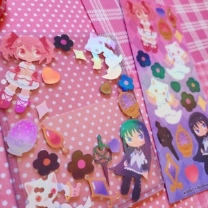 Madoka Homura Deco Sticker Sheet - Etsy