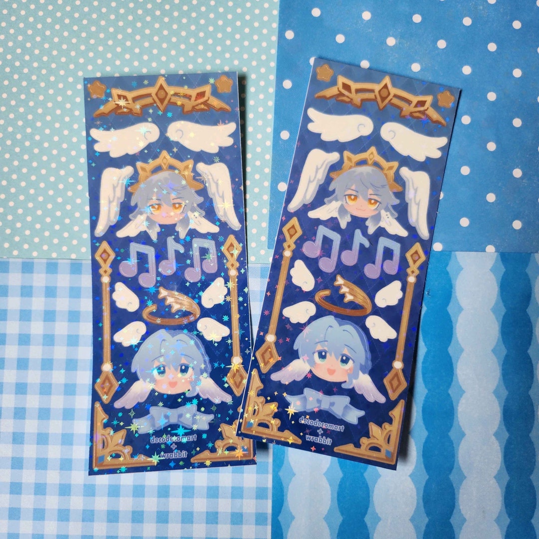 Honkai Star Rail - Sunday and Robin Holographic Deco Sticker Sheet - Etsy