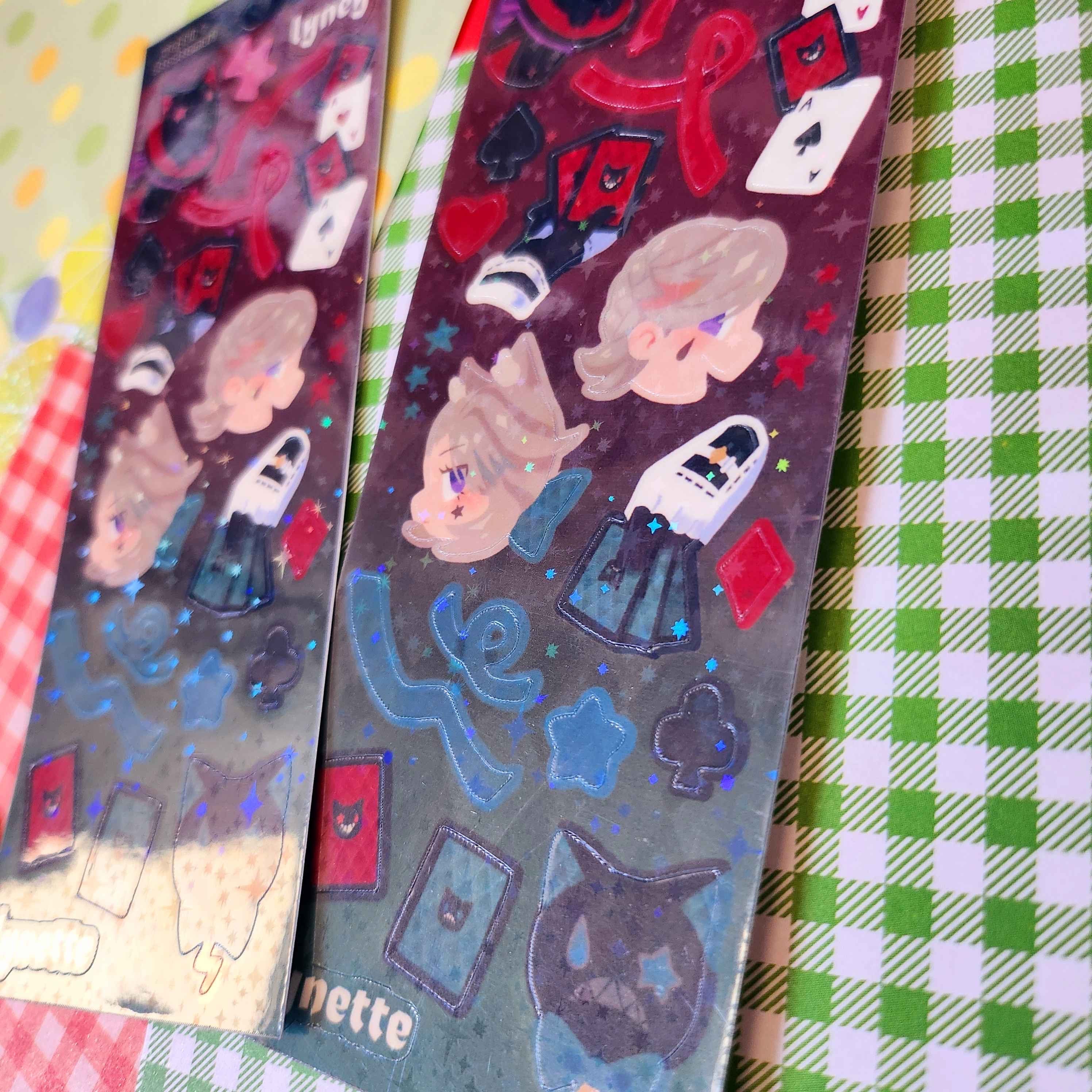 Lyney and Lynette Honkai Star Rail holographic Deco Sticker Sheet - Etsy