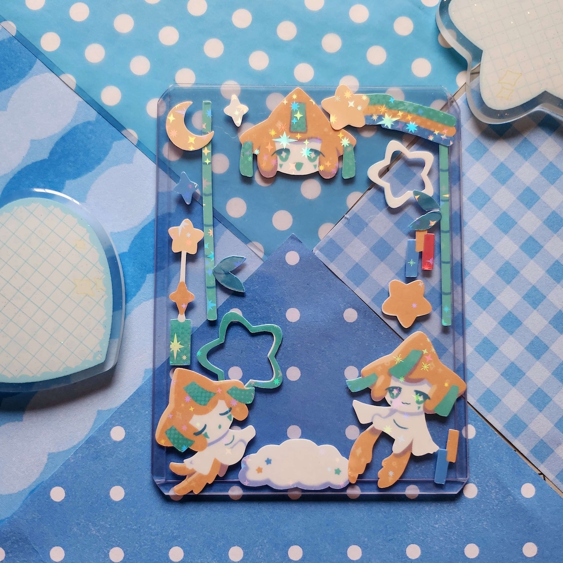 Jirachi Sparkly Deco Sticker Sheet - Etsy