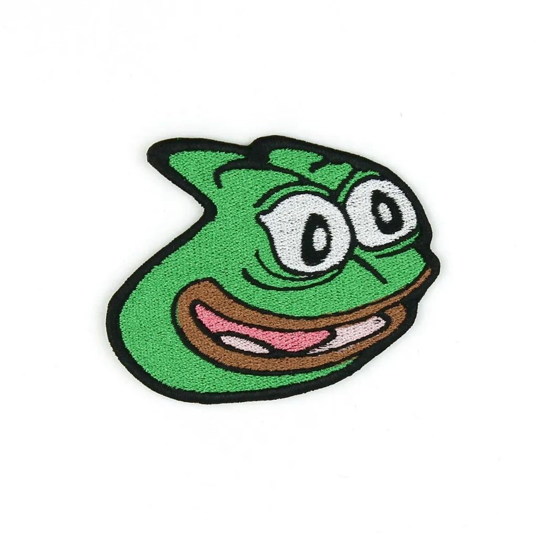 Pepega Pepe Emote Embroidered Patch, Funny Iron-on/sew-on Applique for ...