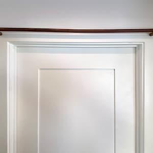 36" Walnut Noren Rod Set, With Holders - Etsy