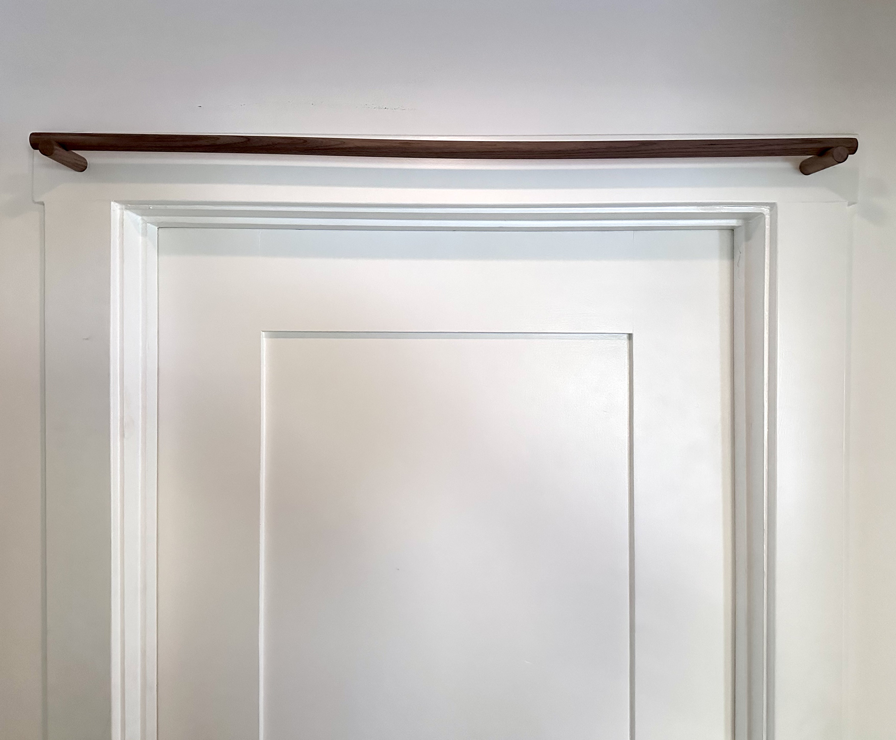 36" Walnut Noren Rod Set, With Holders - Etsy