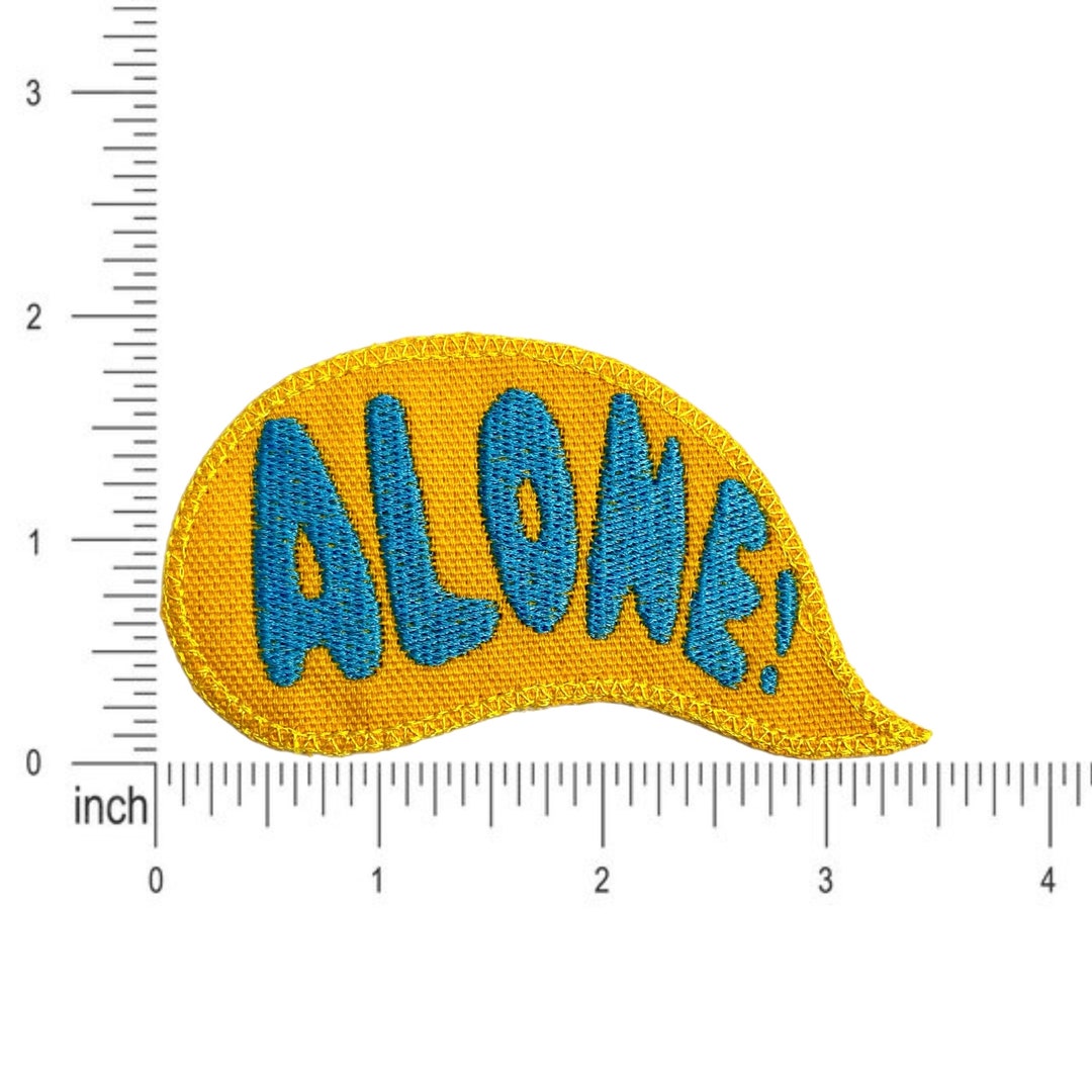 Alone Spongebob Appliqué Embroidered Patch - Etsy