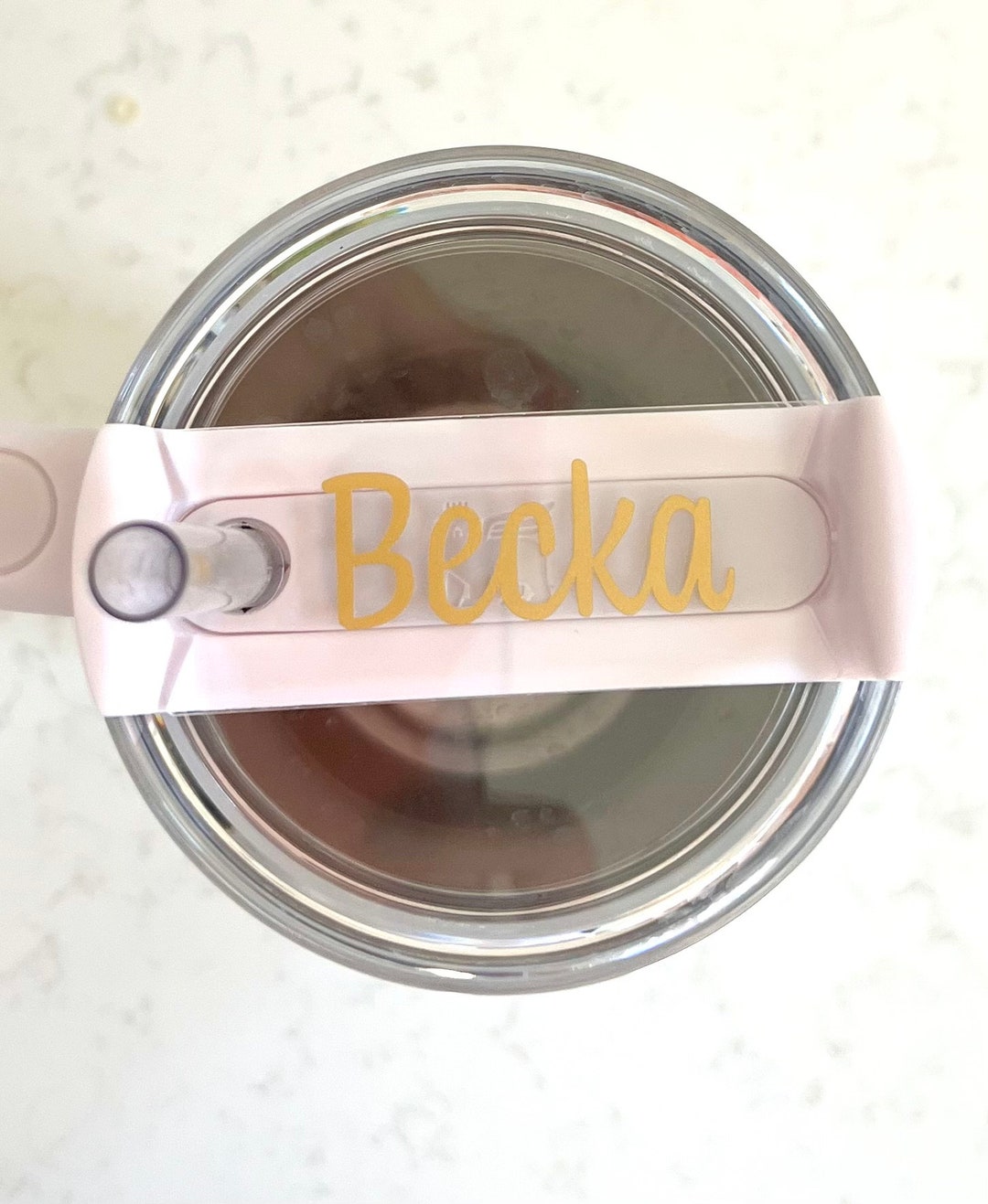 Stanley Name Plate 40 Oz Acrylic Name Label for Stanley Permanent Vinyl ...