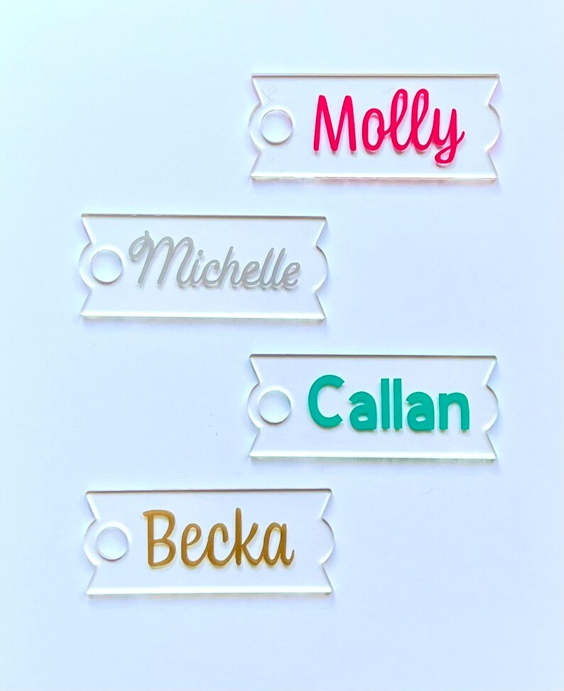 Stanley Name Plate 30 Oz Acrylic Name Label for Stanley Permanent Vinyl ...