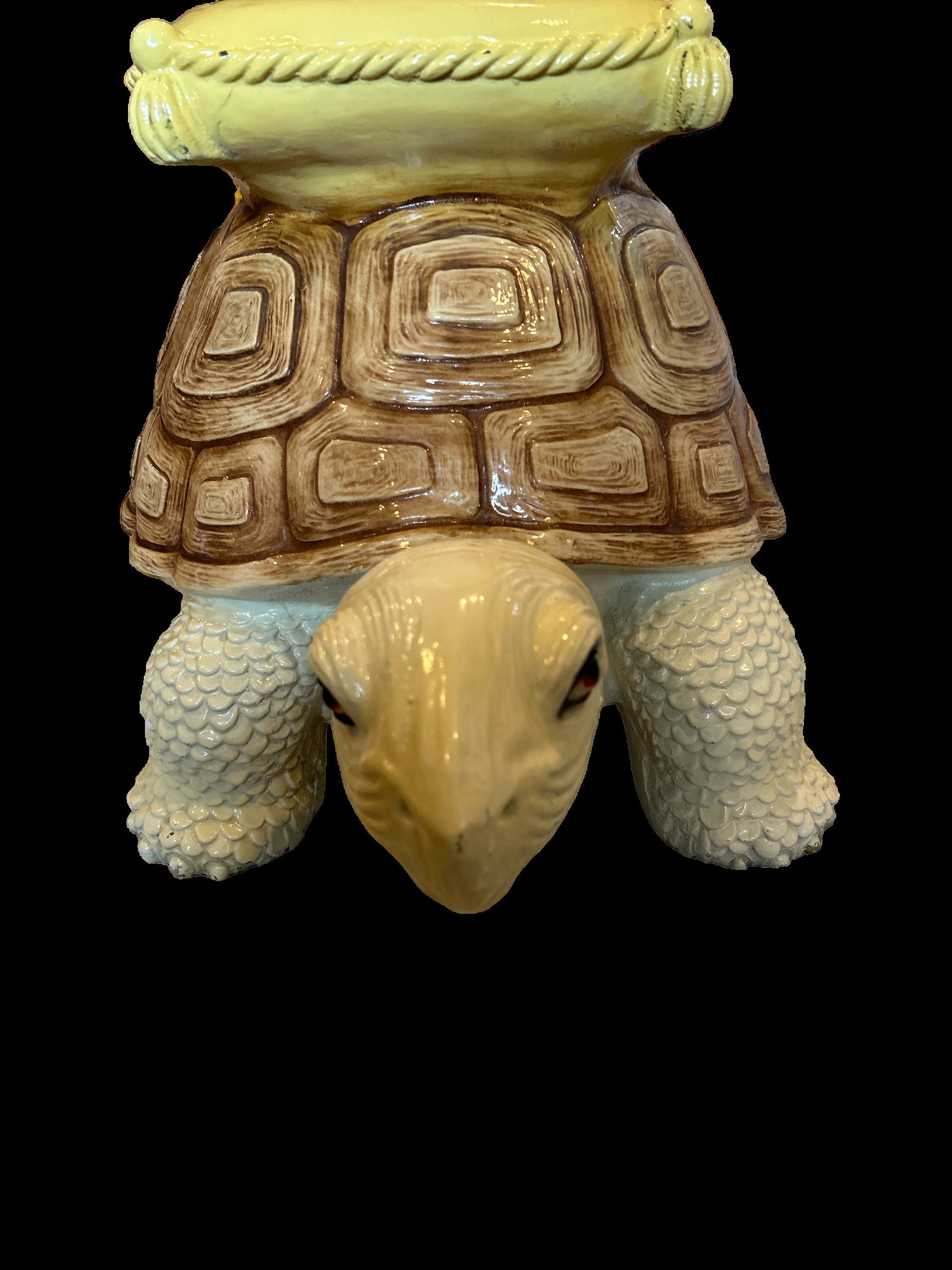 1960s Hollywood Regency Tortoise Garden Stool - Etsy