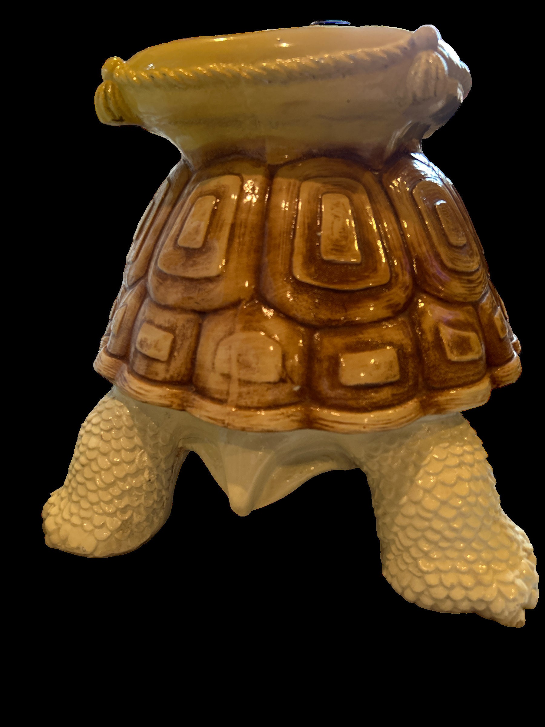 1960s Hollywood Regency Tortoise Garden Stool - Etsy