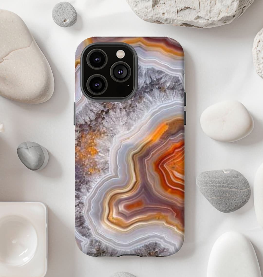 Laguna Lace Agate Phone Cases, Agate Rock Phone Cases, Gemstone Looking ...