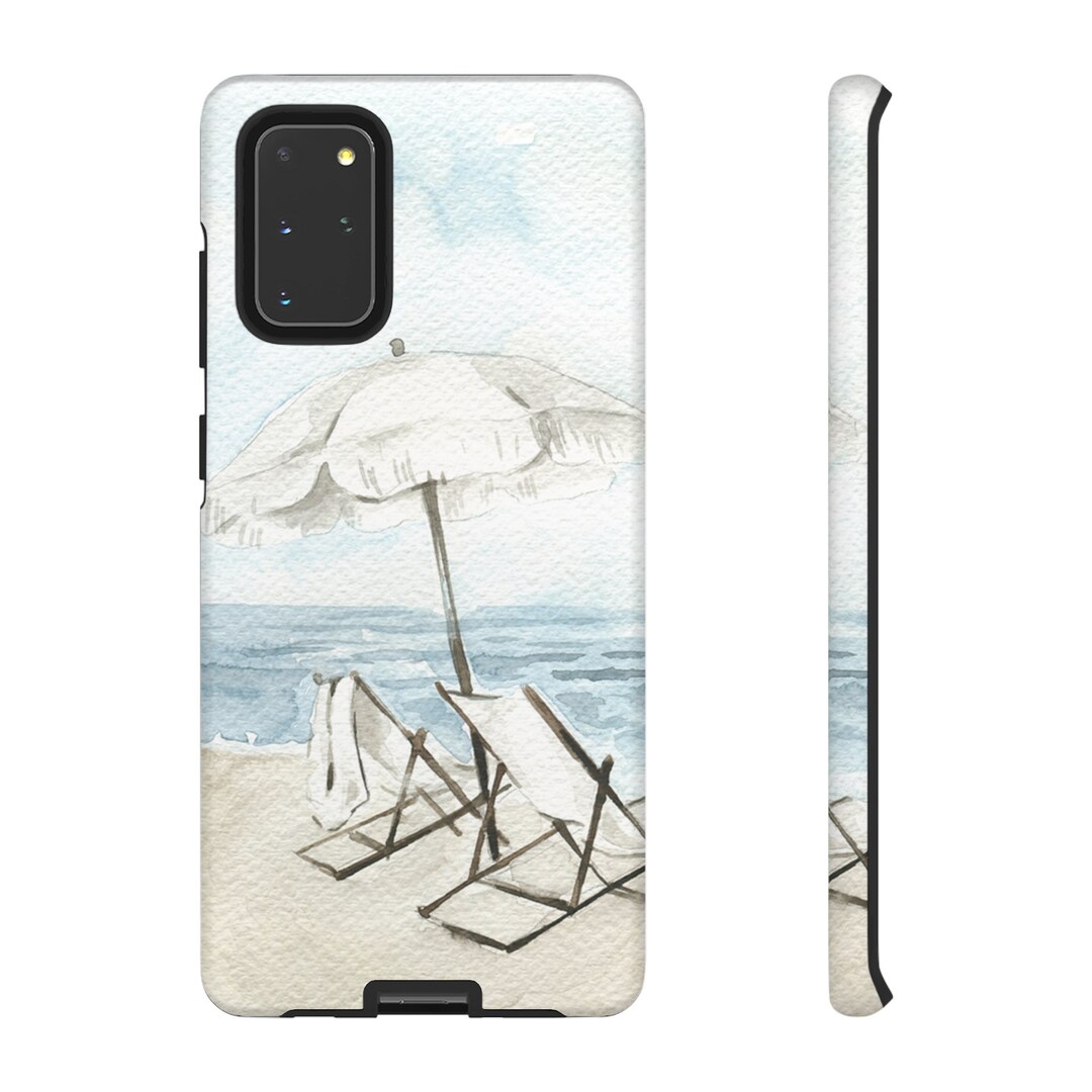 Vintage Beach Themed Phone Case, Beach Chair Phone Case, Beach Vacation ...