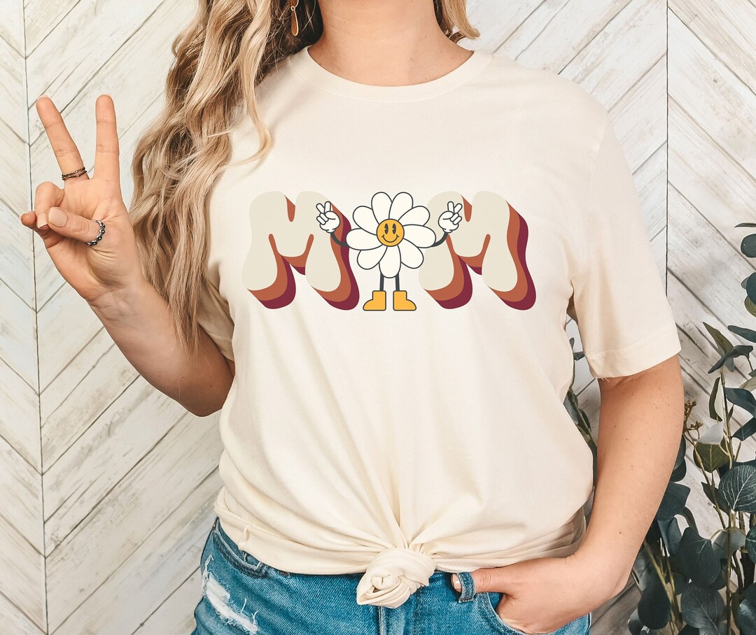 Groovy Retro Mom Shirt, Groovy Mother's Day Shirt, Gift for Mom, Mom ...
