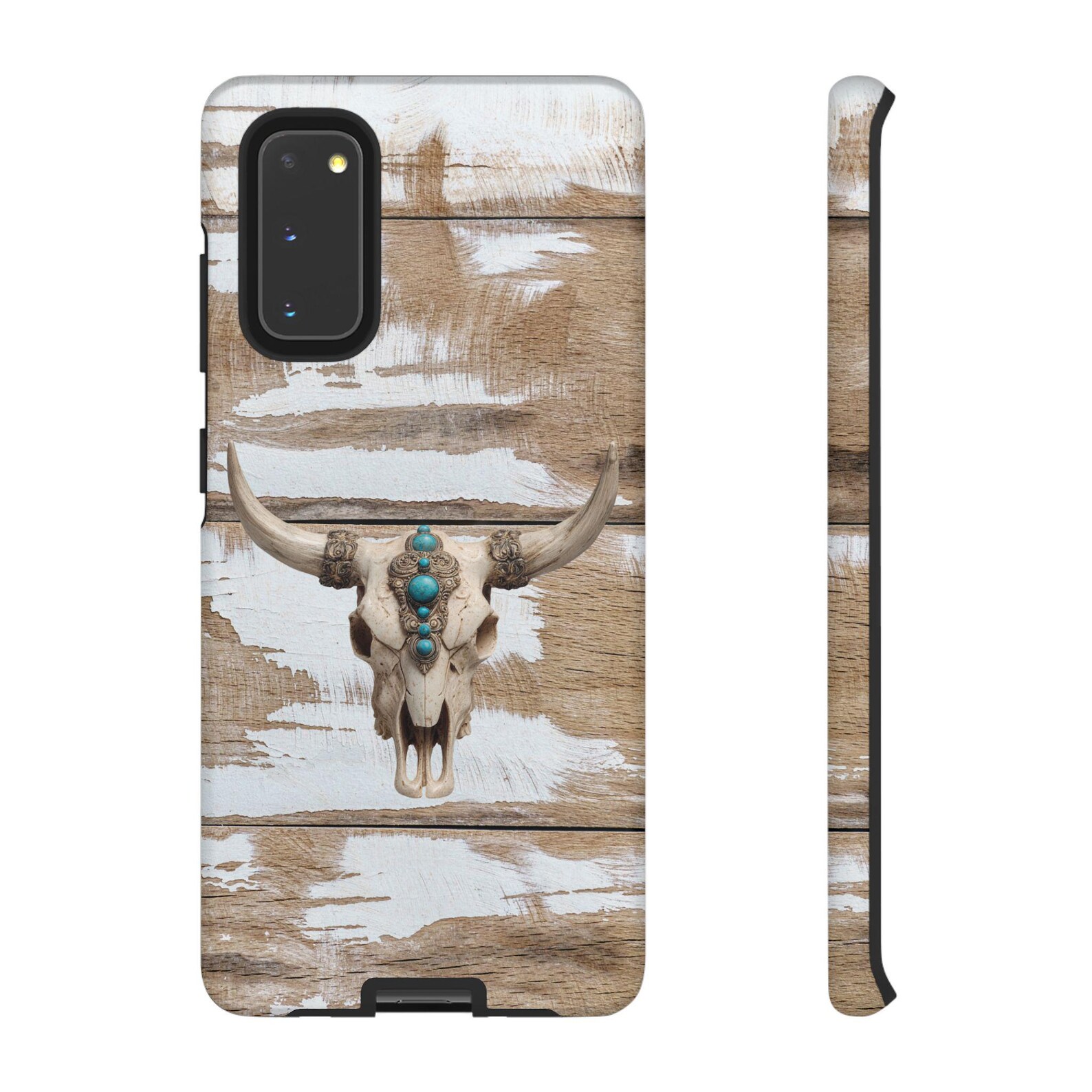 Tough Cases, Bull Skull Phone Case, Western Cowboy Cover, Turquoise ...