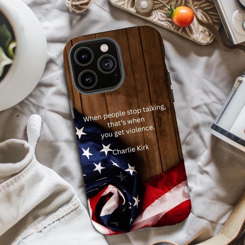 Charlie Kirk Phone Case - Etsy