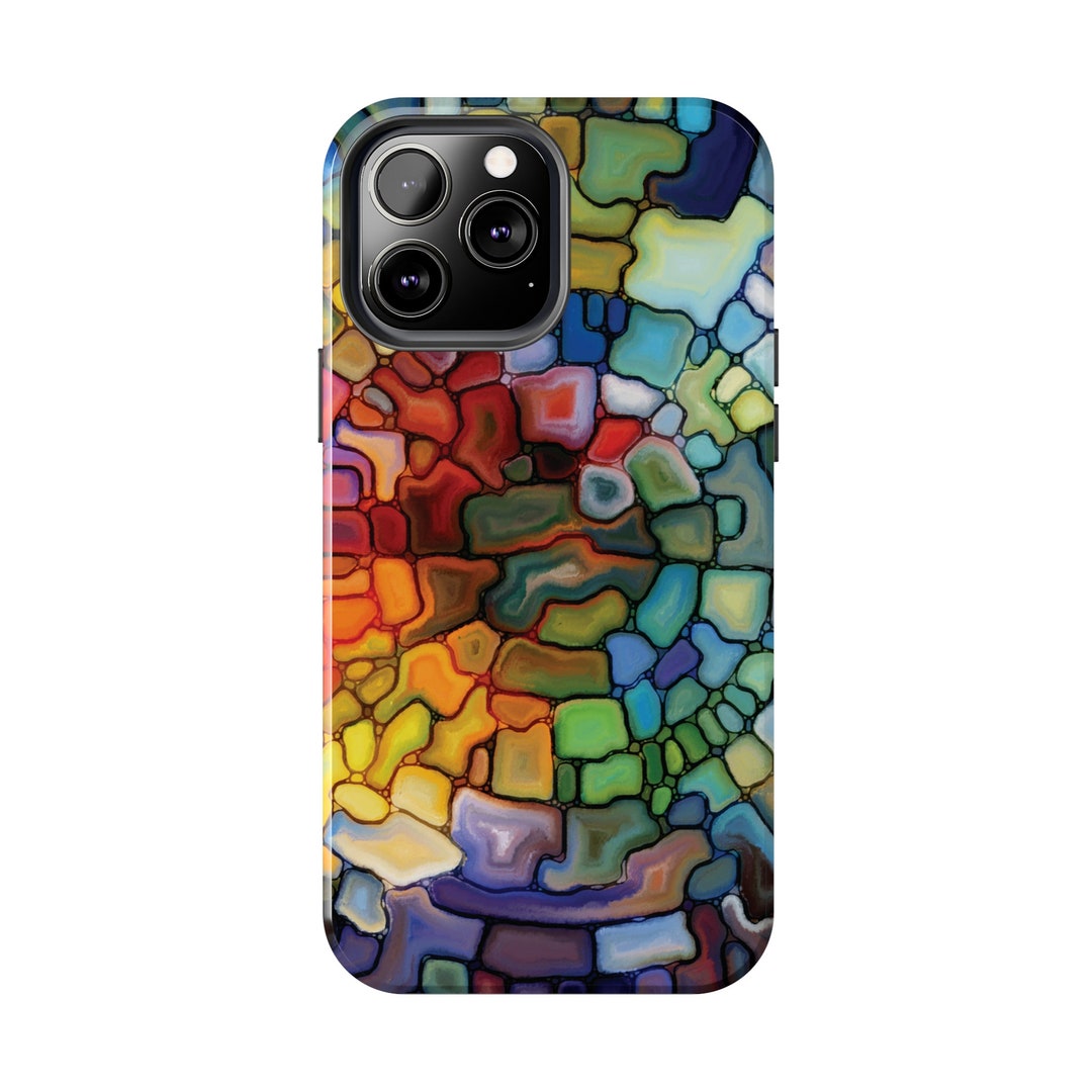 Stained Glass Phone Case, Stained Glass Effect, Colorful Phone Case ...