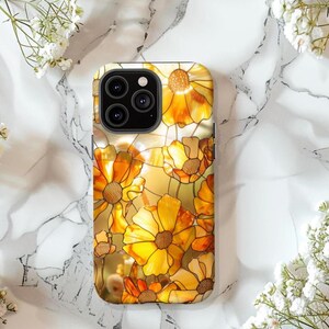 Wildflower Phone Case, Floral Phone Case, Flowers Phone Case, Stained Glass Flower Phone Case ...