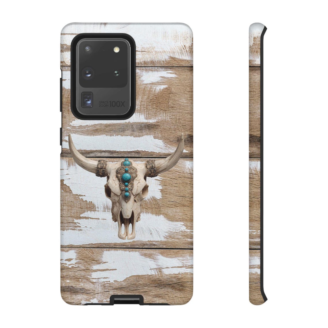 Tough Cases, Bull Skull Phone Case, Western Cowboy Cover, Turquoise ...