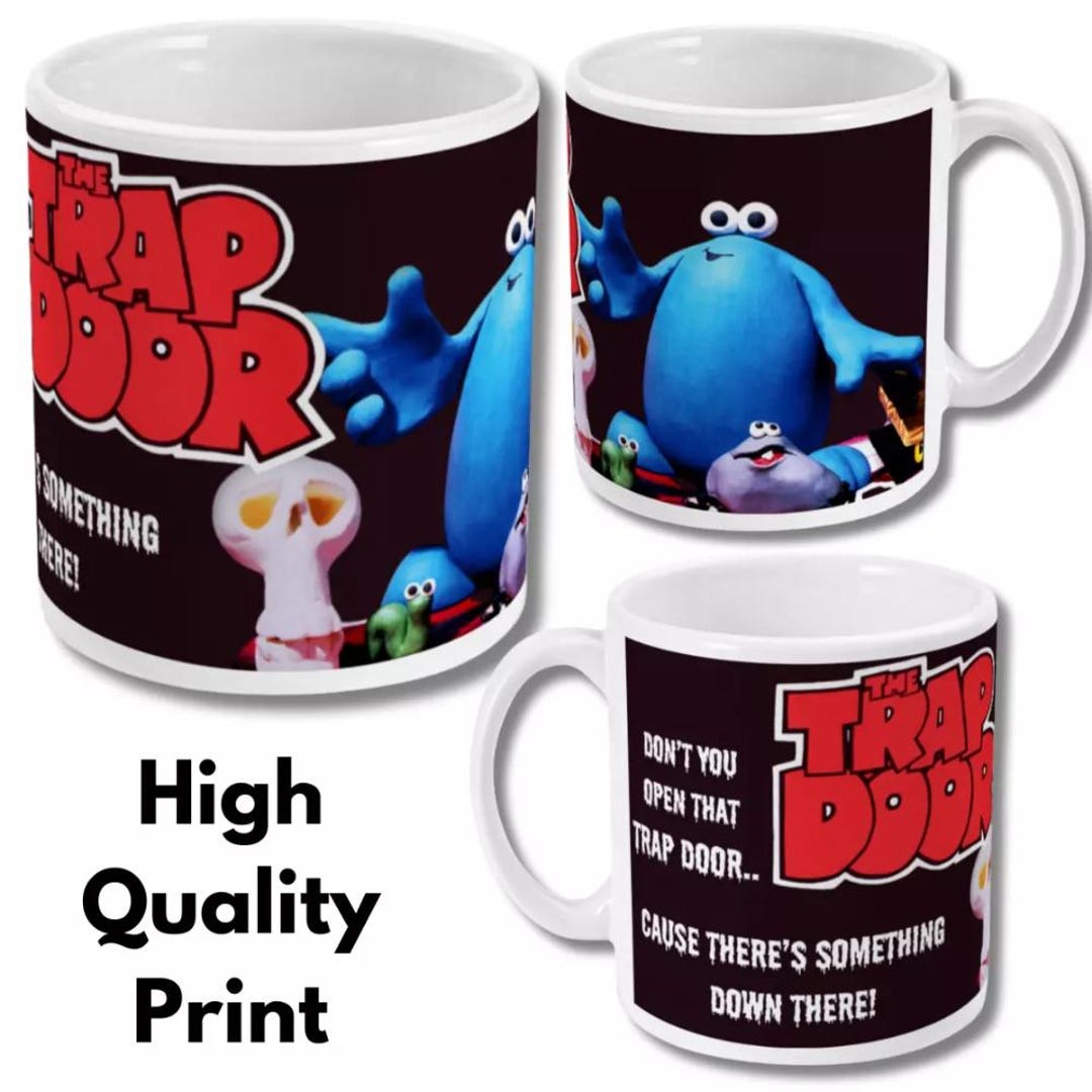 Trap Door Mug 1980's Retro Gift British TV Kids Series Berk Funny ...