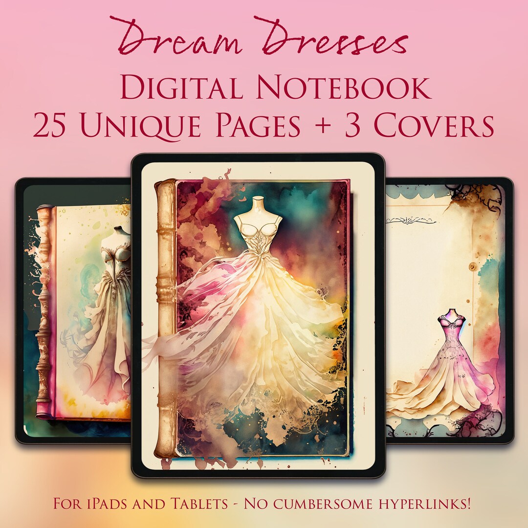 25 Pages - 3 Covers - Goodnotes Digital Notebook Journal - Dream ...