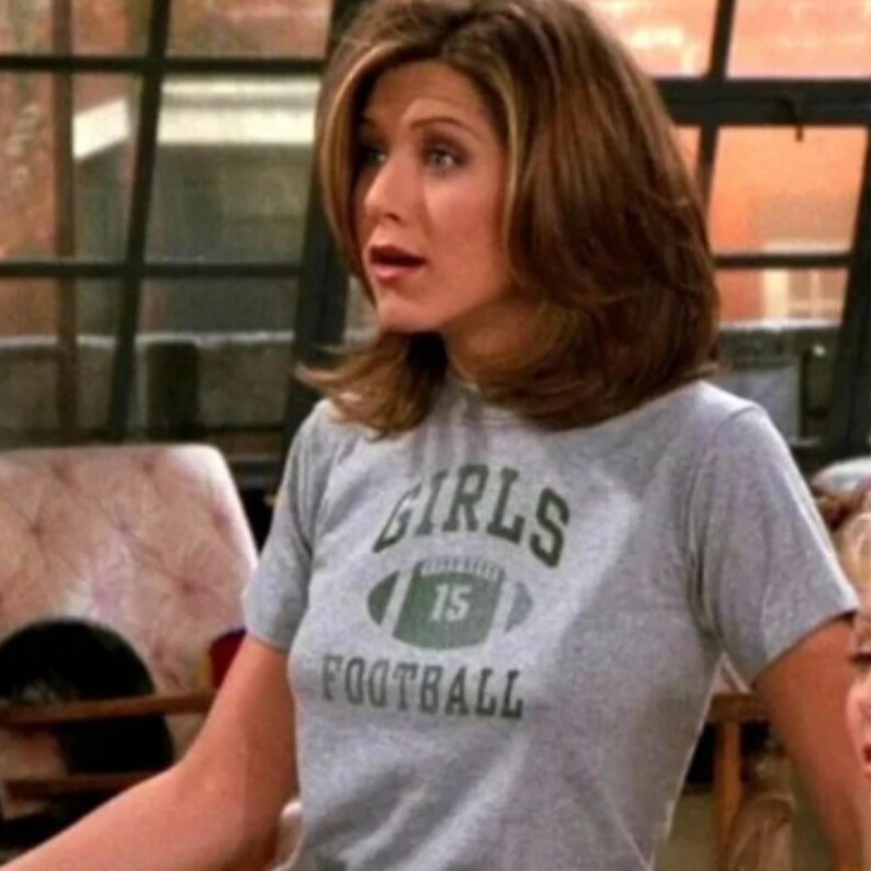 Rachel Green Girls Football Shirt, Friends Shirt, Rachel Green Merch ...