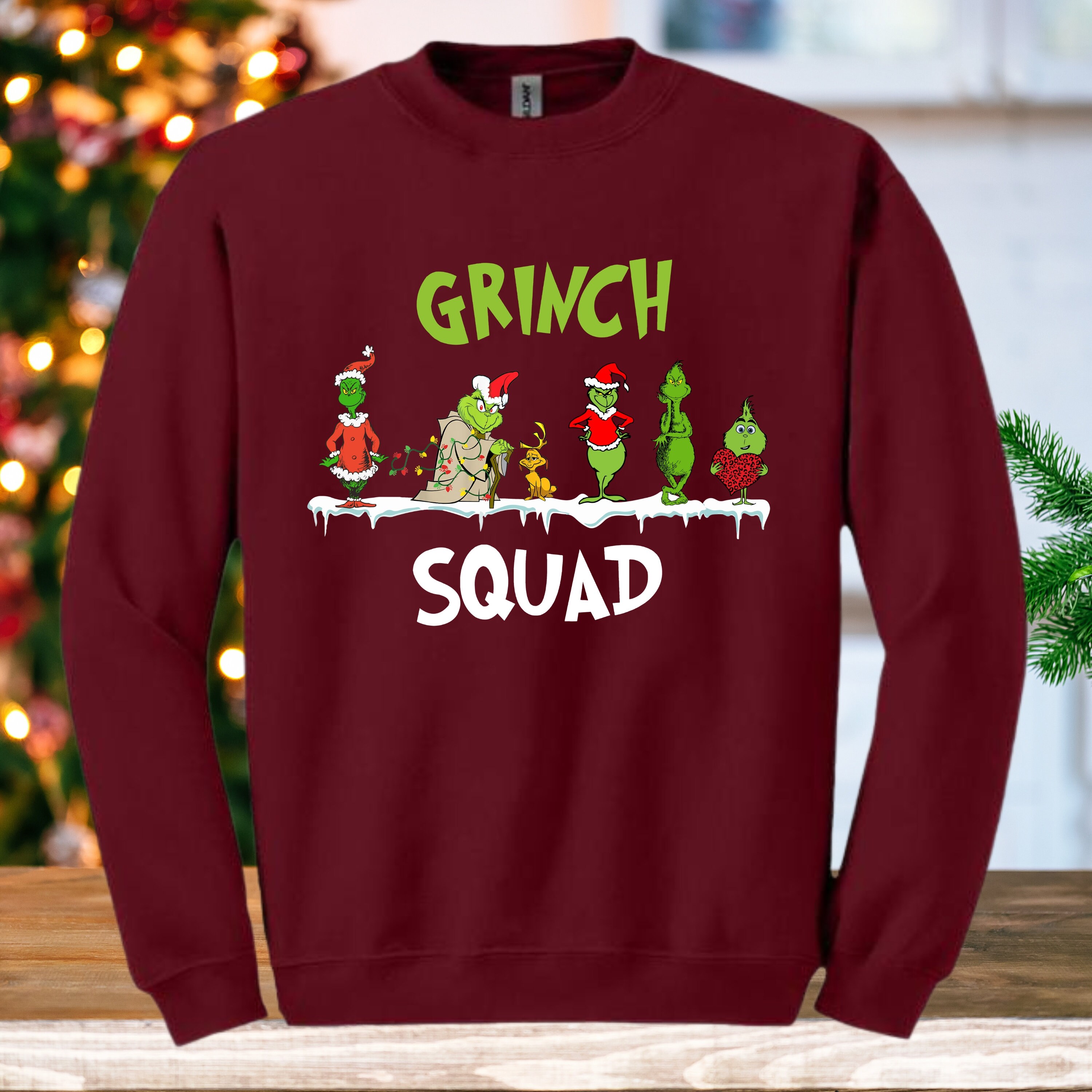 Grinch Squad Sweatshirt Merry Grinchmas Hoodie Merry Grinchmas