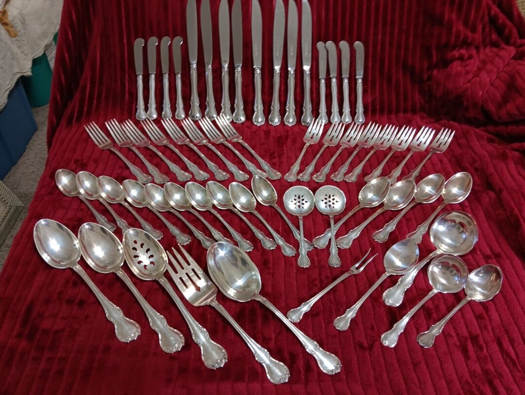 TOWEL FRENCH PROVINCIAL Sterling Silver Flatware - Etsy
