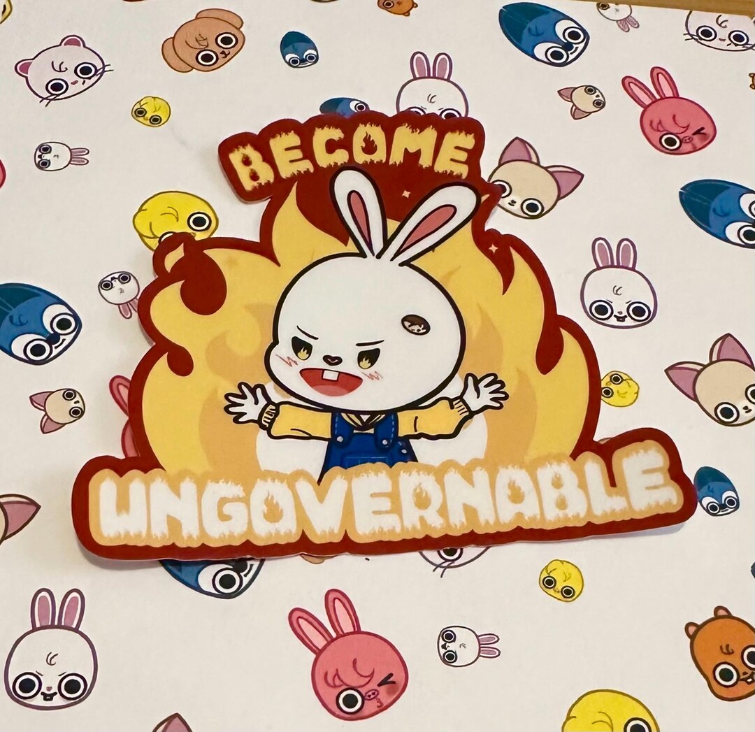 Sticker - Leebit Become Ungovernable Skzoo Kpop - Etsy
