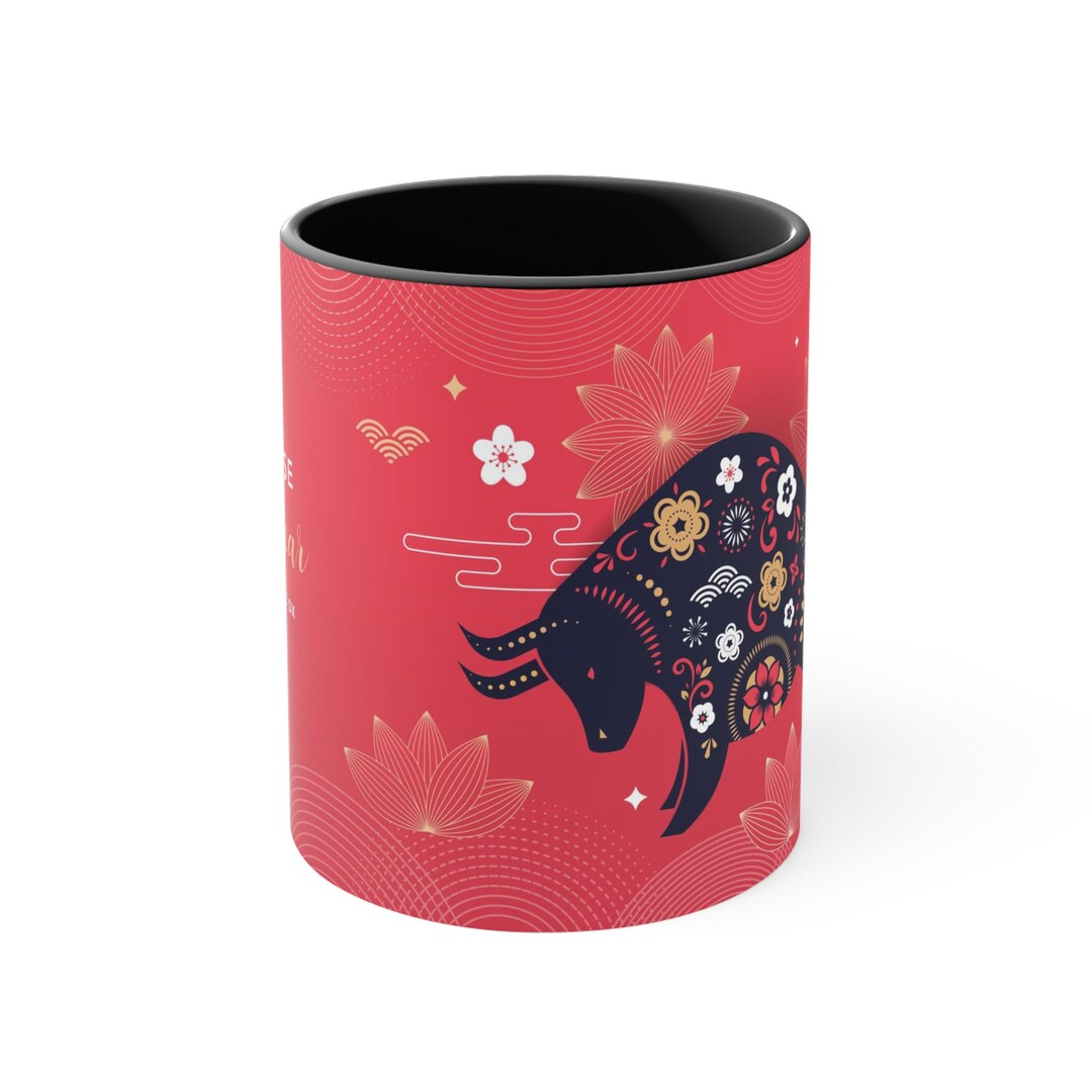 Chinese New Year Ox Mug - Etsy