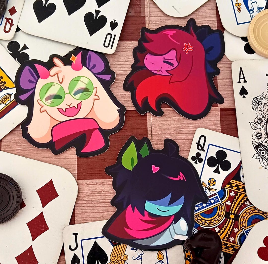 Twin Ribbon Stickers -- Deltarune - Etsy