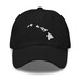 Hawaii State Outline Embroidered Adjustable Baseball Cap Dad Hat ...