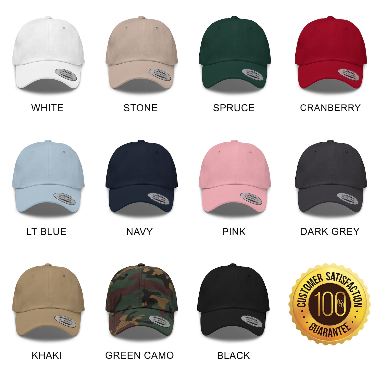 I Eat Cement Embroidered Adjustable Relaxed Fit Hat, Funny Hats ...