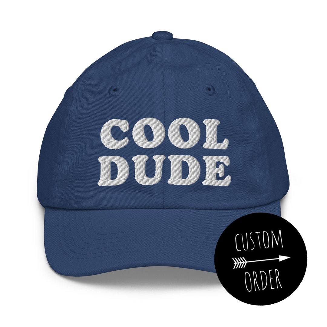 Kids Back to School Embroidered Adjustable Relaxed Fit Custom Youth ...