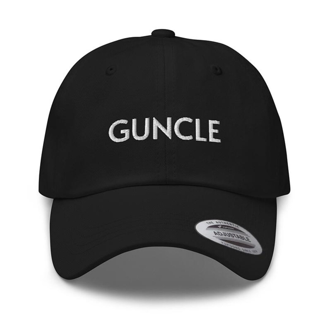 Guncle Hat, Embroidered Adjustable Baseball Cap, Minimal Gay Uncle Hat ...