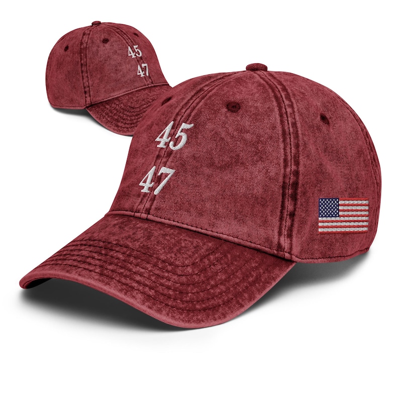 Trump 45/47 Hat - Etsy