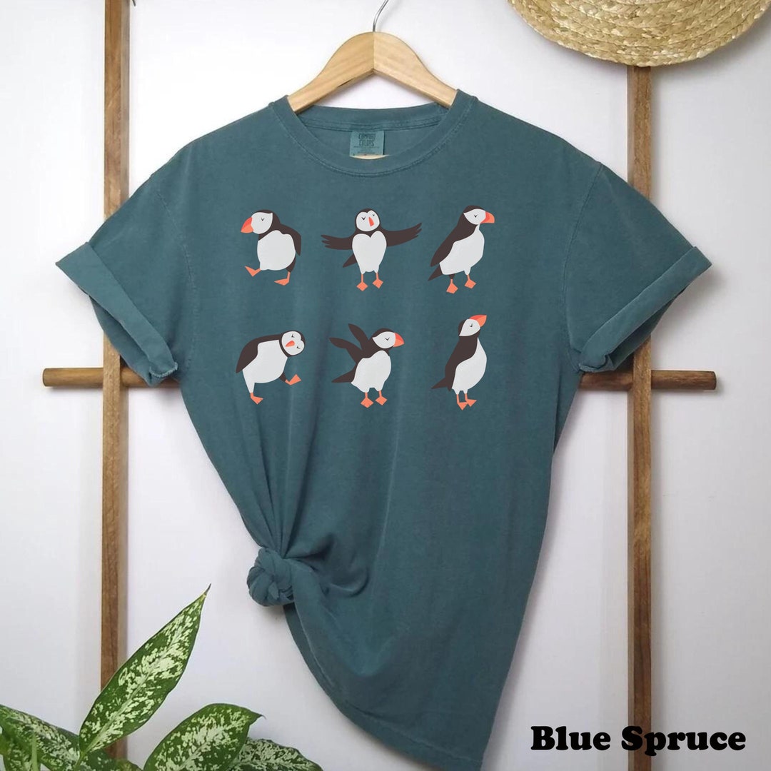 Puffin Comfort Colors T-shirt, Puffin Shirt, Puffin Lover Shirt, Puffin ...
