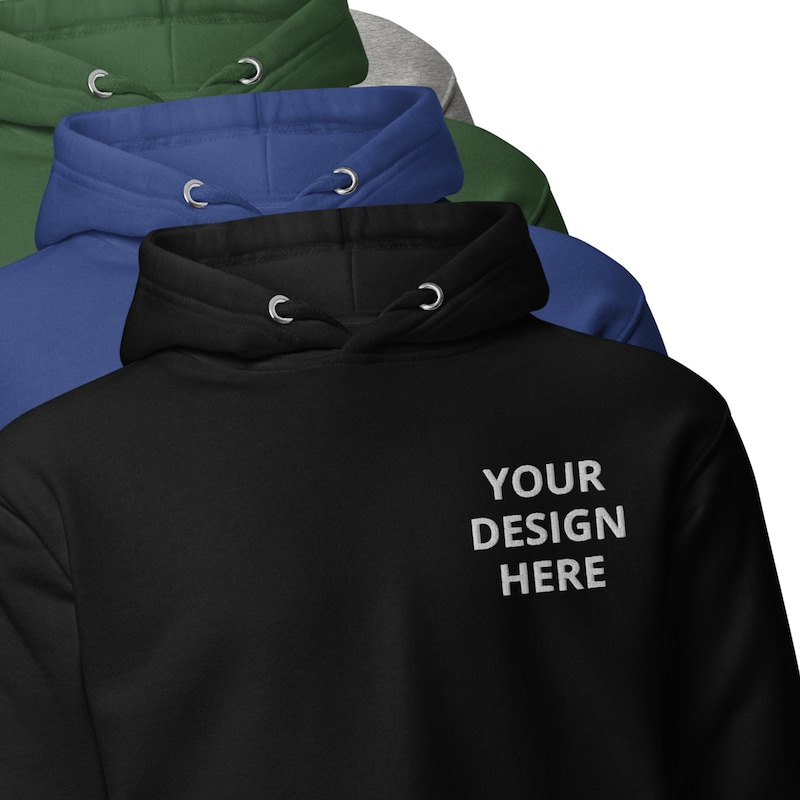 Embroidered Hoodie - Etsy