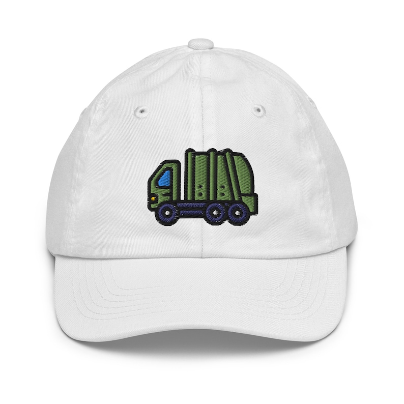 Kids Garbage Truck Hat Embroidered Youth Baseball Cap - Etsy