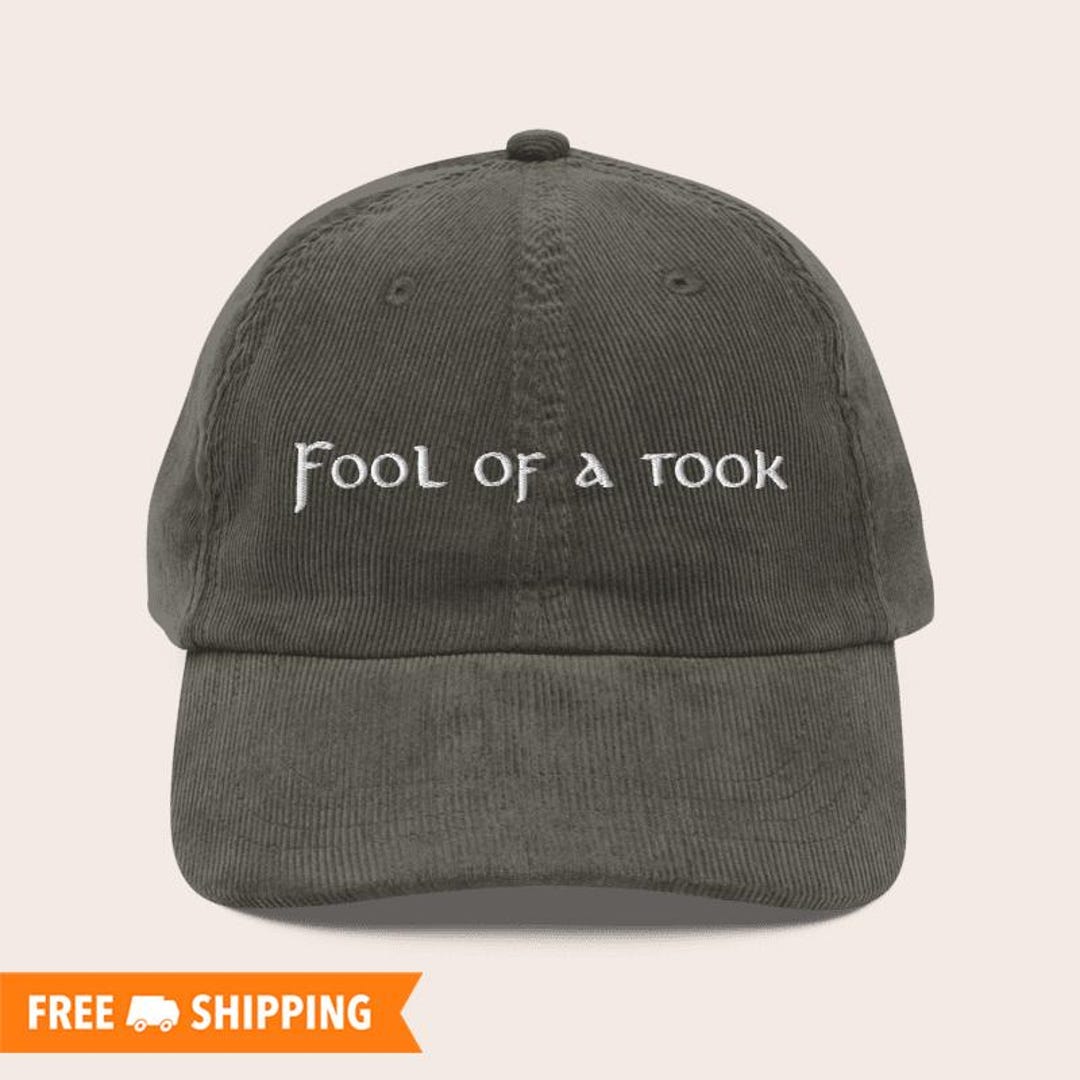 Fool of a Took Hat, Embroidered Adjustable Relaxed Fit Vintage Corduroy ...