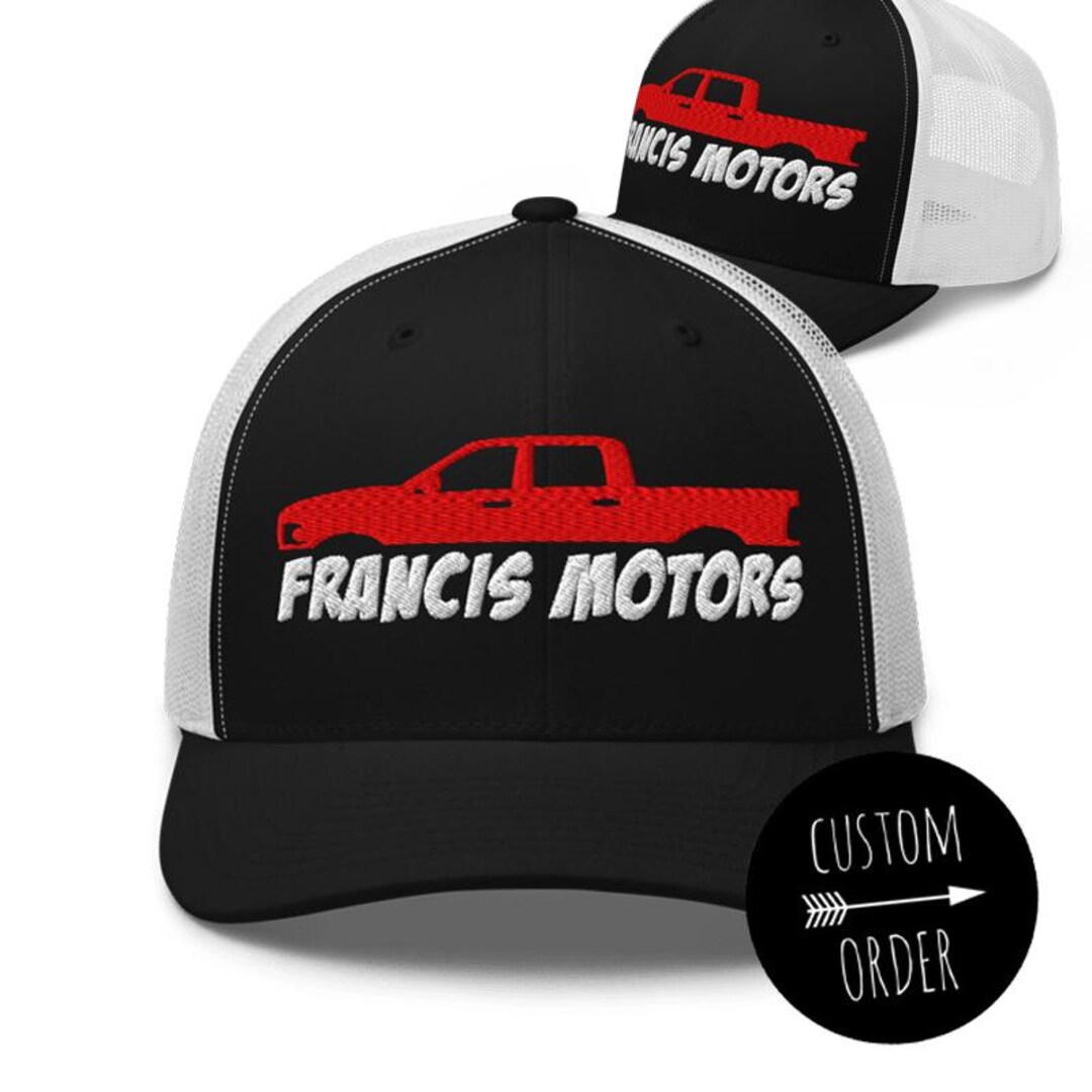 Custom Automotive Embroidered Mesh Back Hat, Custom Car Hat ...