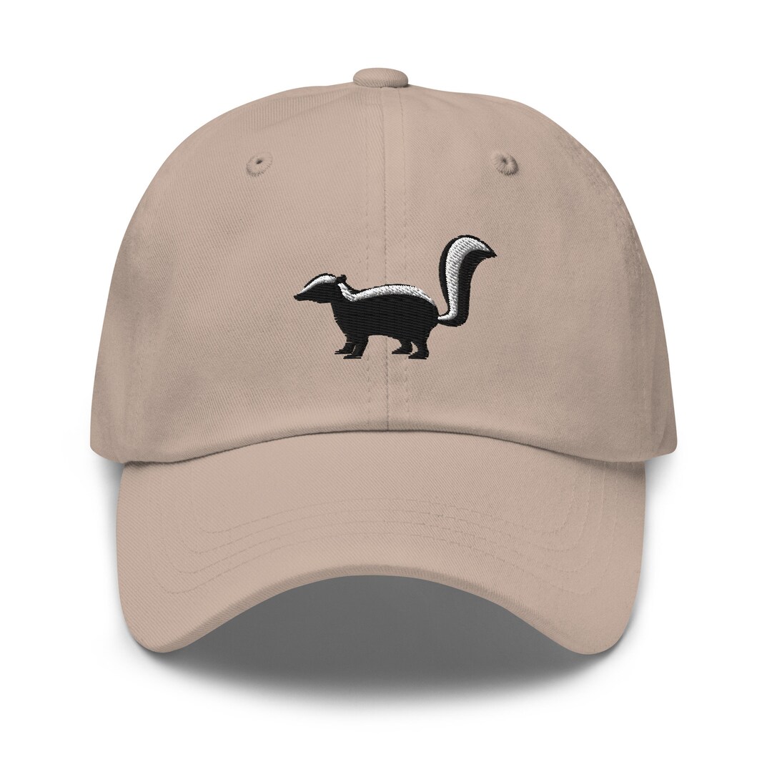 Skunk Embroidered Adjustable Relaxed Fit Hat Skunk Hat Skunk - Etsy
