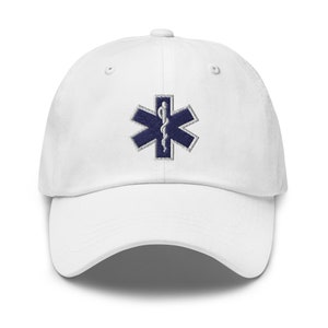 EMT Embroidered Adjustable Baseball Cap Dad Hat, Emergency Medical ...