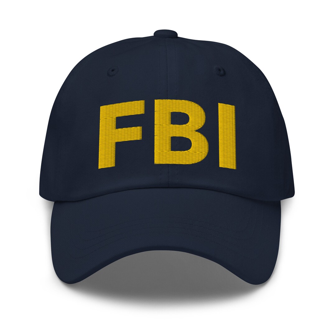 FBI Hat Embroidered Baseball Cap FBI Costume FBI Baseball - Etsy