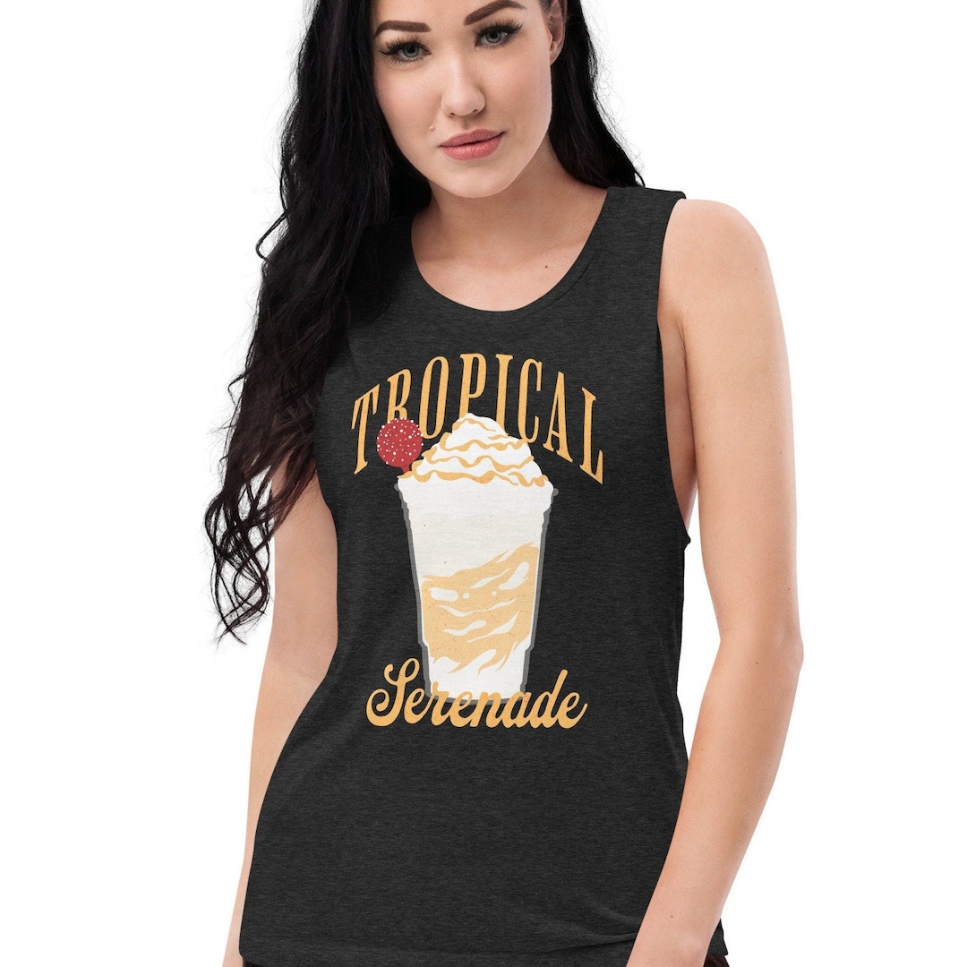 Tropical Serenade Women's Theme Park Muscle Tank - Etsy