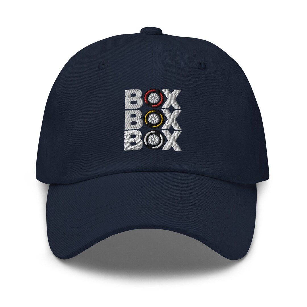 Box Box Box Embroidered Adjustable Dad Hat, Pit Lane Hat, Racing Fan ...