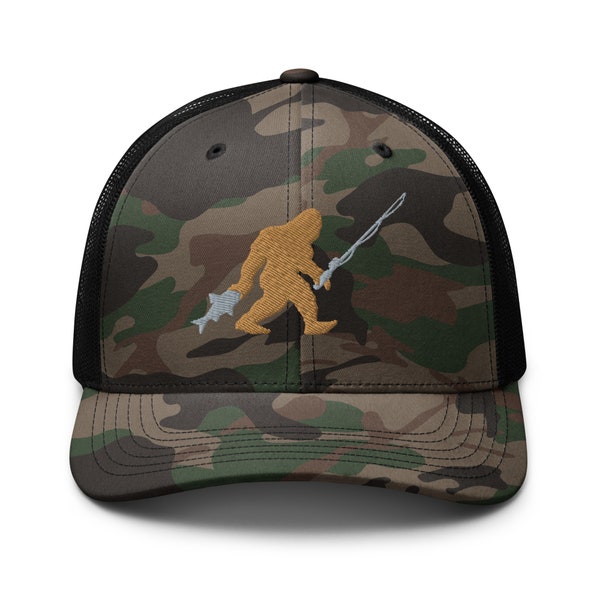 Bigfoot Fishing Hat - Etsy
